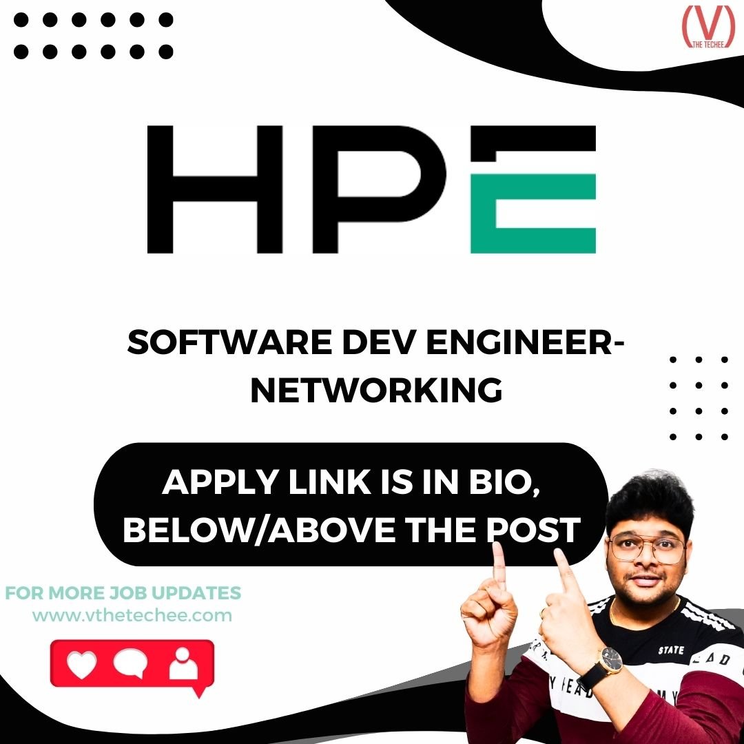 Hewlett Packard Enterprise is hiring for Software Dev Engineer ...